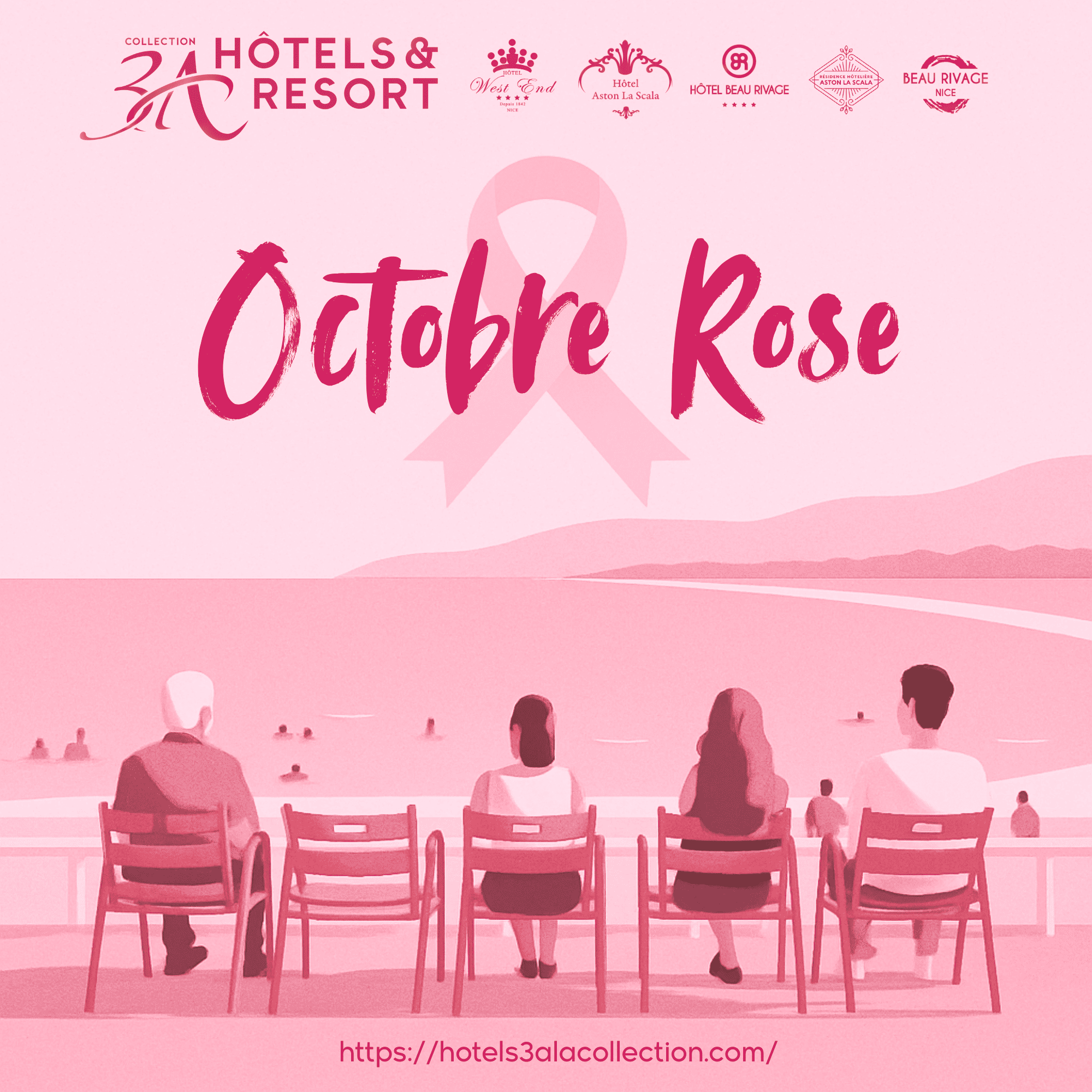 Octobre Rose 2025 : Le Groupe 3A Hôtels La Collection se mobilise à ...